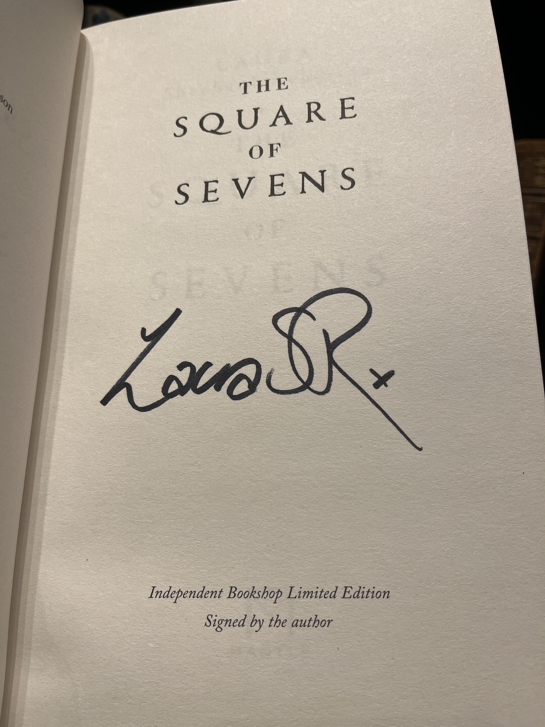 The Square of Sevens *SIGNED FIRST EDITION* - Daker Books